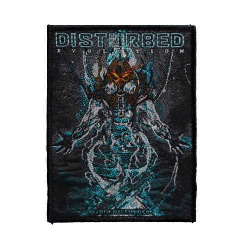 Disturbed Evolution Hooded Woven Sew On Battle Jacket Patch - Licensed 097-3 | eBay