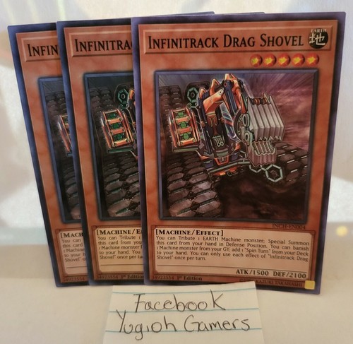 YUGIOH INFINITRACK DRAG SHOVEL X3 SUPER LIGHT PLAYED | eBay