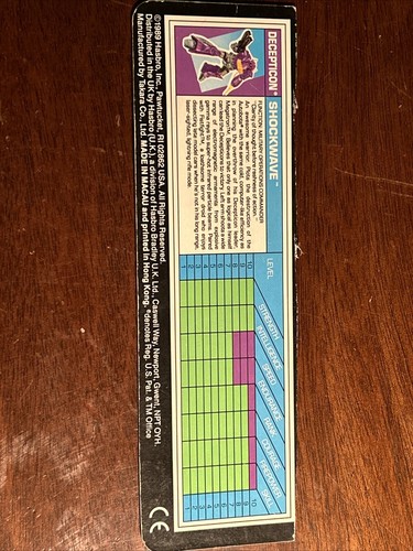 G1 transformers action Masters shockwave tech spec | eBay