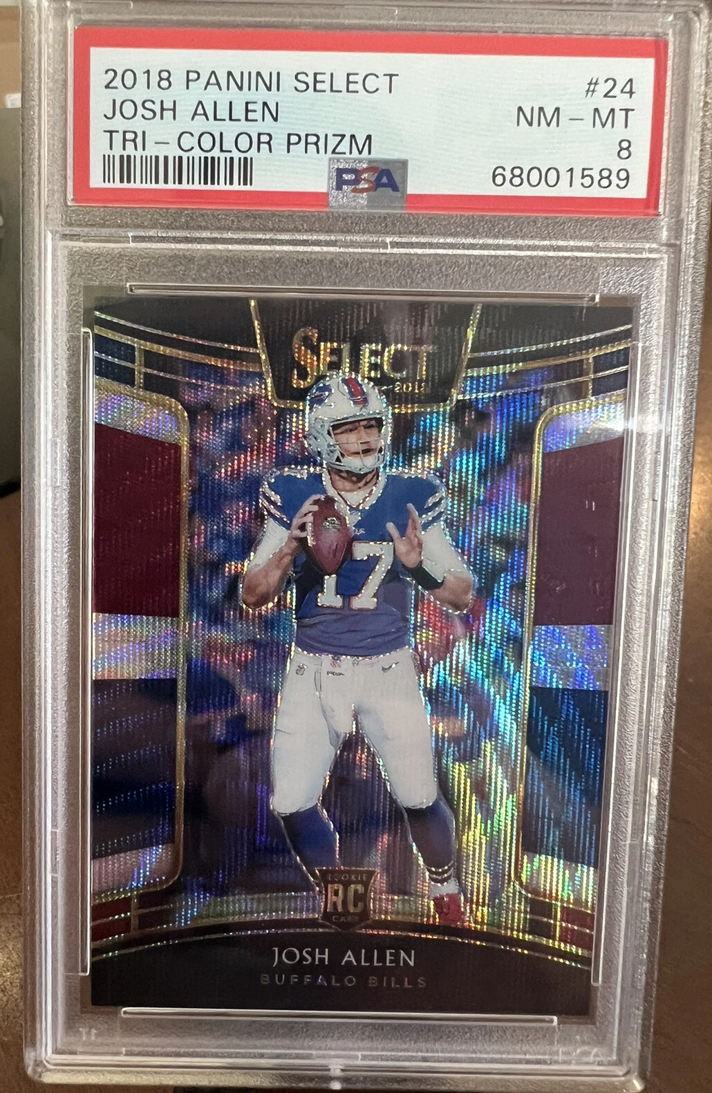 Josh Allen 2018 Select #24 Concourse Tri-Color /199 Price Guide ...