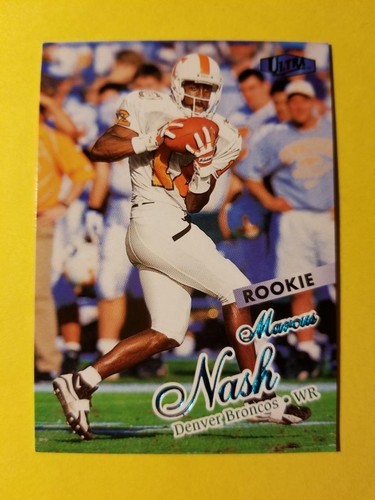 MARCUS NASH - RC ROOKIE #220 DENVER BRONCOS - TENNESSEE - 1998 ULTRA ...