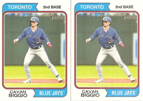 2 CARD 2023 TOPPS HERITAGE CAVAN BIGGIO BASEBALL CARD LOT #349 | eBay