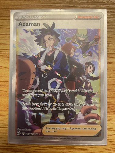 Adaman - GG57/GG70 - Pokemon Crown Zenith Galarian Gallery Full Art ...