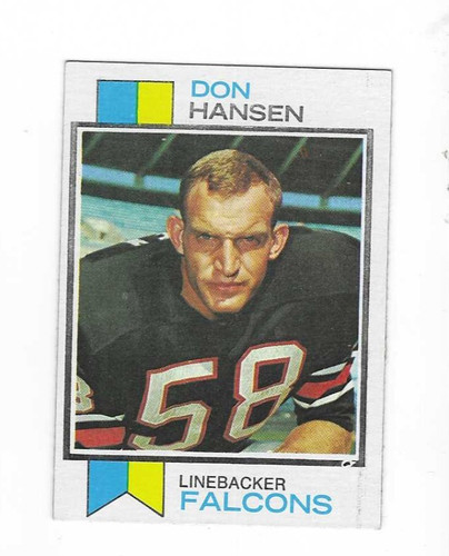 1973 TOPPS DON HANSEN #173 ATLANTA FALCONS | eBay