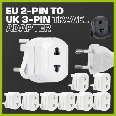 Euro To Uk Plug Adapter for sale | eBay UK