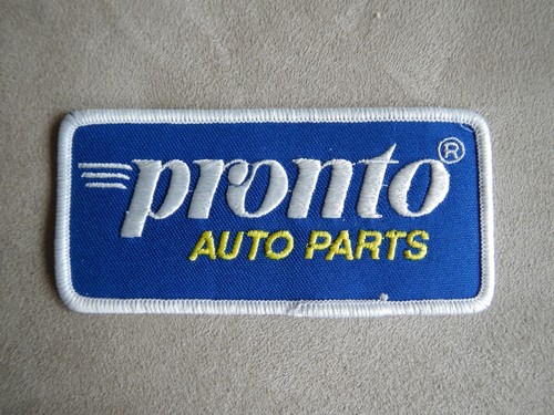 Pronto Auto Parts Embroidered Patch Iron On Jacket Vest Uniform ...