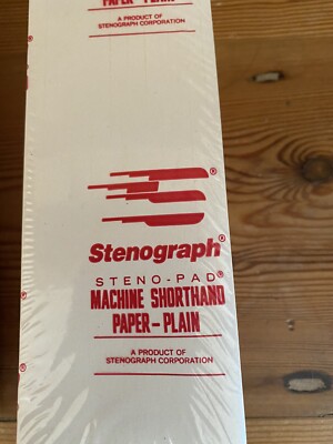 Steno Paper for sale | eBay