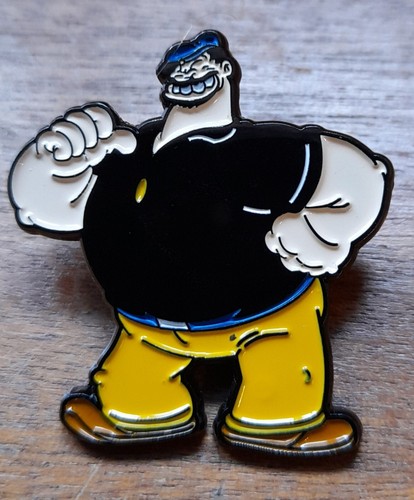 Popeye Bluto Metal Enamel Pin Badge Brooch Brutus Cartoon Comic Olive ...