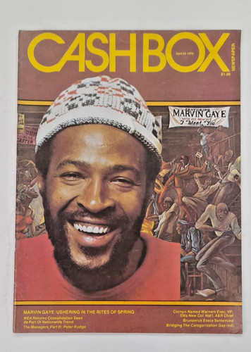 CASH BOX MAGAZINE, VOL.37 No.49, 24 APRIL 1976, MARVIN GAYE ON COVER | eBay