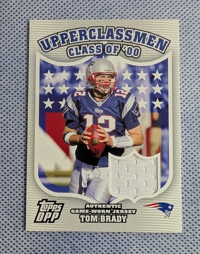 Tom Brady 2007 Topps DPP Upperclassmen Class of '00 Patriots Game Used ...