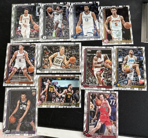 2025-26 Topps NBA Season Tip Off Parallel Lot Of 11! Wemby And More | eBay