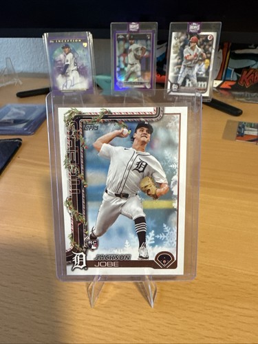 2025 Topps Holiday Jackson Jobe RC Gingerbread Back Variation SP #H160 ...