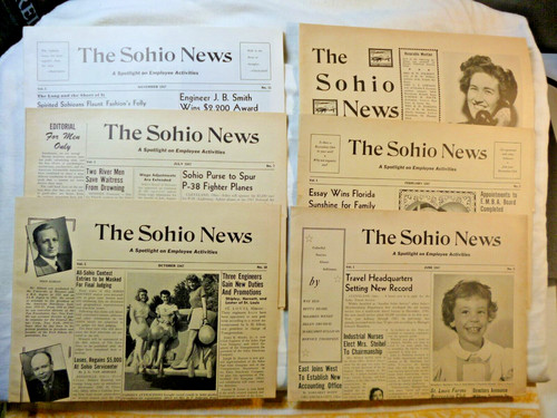 6-Sohio Standard Oil The SOHIO News 1947 Cleveland Cincinnati Oil & Gas ...