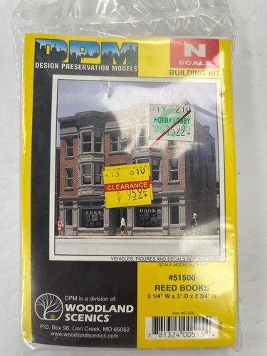 Woodland Scenics DPM - Reed Books - N Scale Building Kit 51500 | eBay