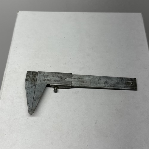 Vintage Steel John Roebling Wire Rope 4” Slide Ruler Brooklyn Bridge | eBay