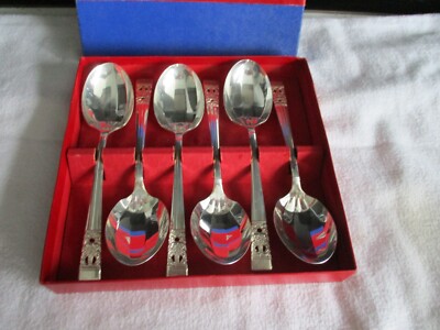 Silver Desert Spoons in Antique Silver-Plated Cutlery for sale | eBay