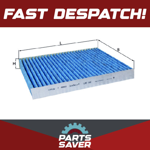 Pollen / Cabin Filter fits VW TOUAREG 7L 02 to 10 Mahle 7E0819631 ...