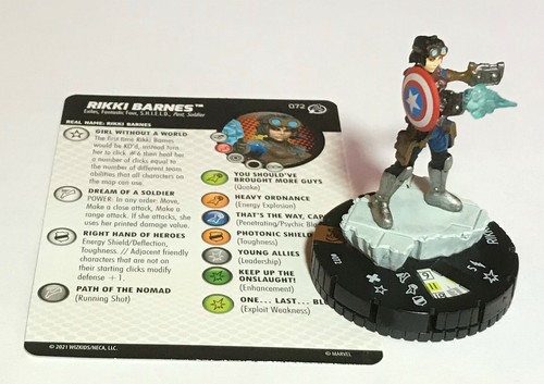 RIKKI BARNES 072 Avengers Fantastic Four Empyre Marvel Heroclix Chase ...