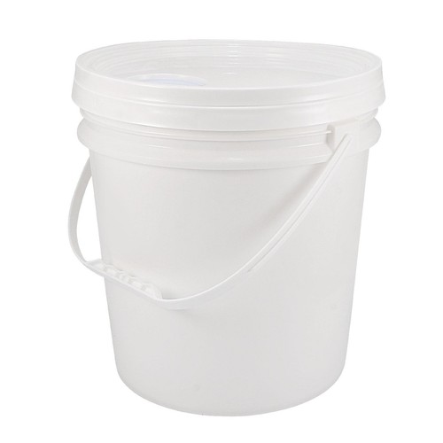 uxcell Plastic Paint Pail Multipurpose Container Paint Can with Lid for ...
