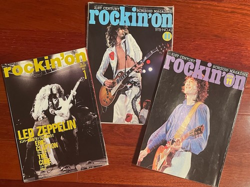 Led Zeppelin Set of Rockin' On Magazines from Japan - Lot #1 of 2 | eBay