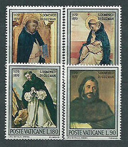 Vatican - Mail 1971 Yvert 527/30 MNH San Dominico | eBay