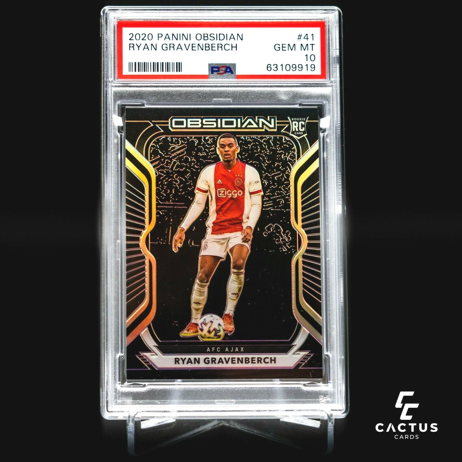 Ryan Gravenberch 2020 Obsidian #41 Base /195 Price Guide - Sports Card ...