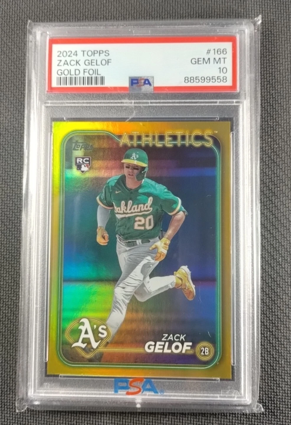 Zack Gelof 2024 Topps #166 Gold Foil Price Guide - Sports Card Investor