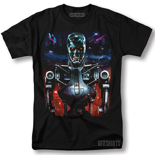 Terminator Shirt Graphic Movie Classic Retro Vntg Graphic Design T ...