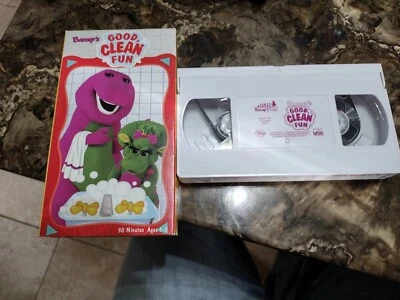 Barney & Friends Good Clean Fun! VHS Video | Grelly USA