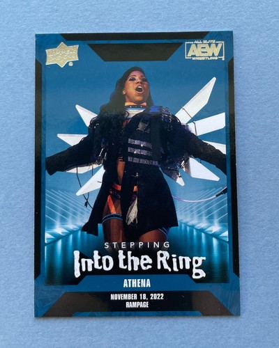 2023 Upper Deck All Elite AEW Wrestling Athena Stepping Into The Ring # ...