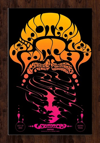 Os Mutantes October 27th 2022 Austin Texas Concert Poster #/125 Print ...