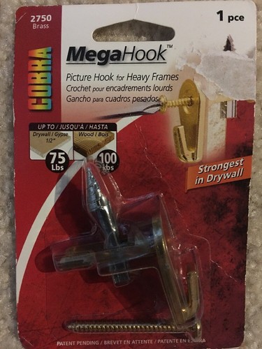 Cobra Megahook Brass Picture Hook | eBay