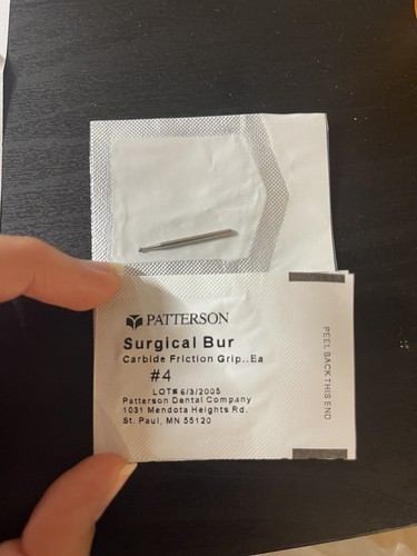 Patterson Surgical Bur (Carbide Friction Grip) #6 (4pack) | eBay