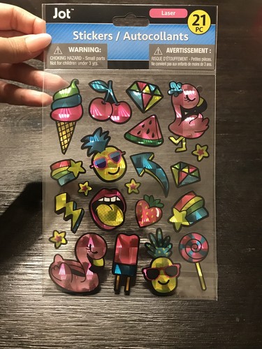 Jot Stickers - Summer Laser Stickers - 21 Piece | eBay