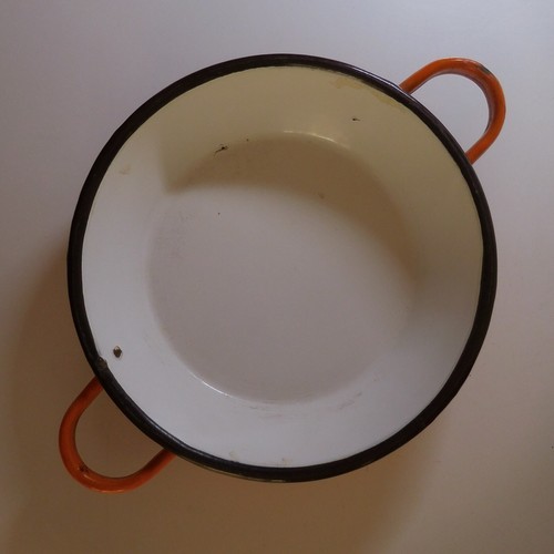 Vintage Art Deco Design Metal Enamel Container Kitchen Table XX France ...