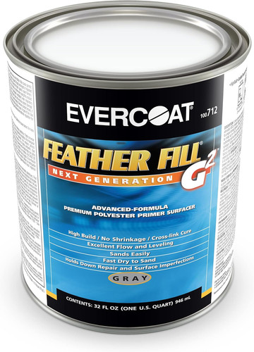 Feather Fill G2 Premium Polyester Primer Surfacer for Fiberglass, SMC ...