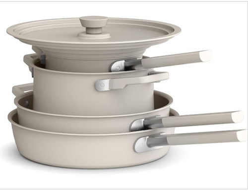 bella 9-Piece StoreMore Cookware Set, Fits-anywhere kitchenware ...