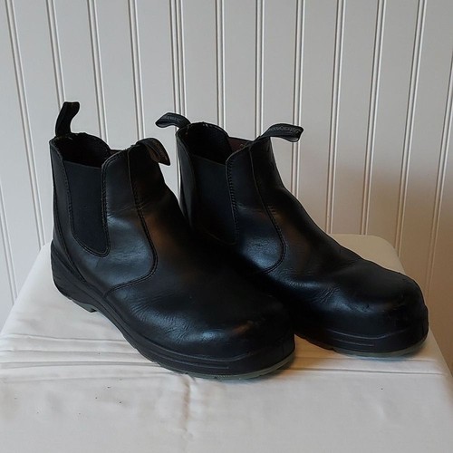 Thorogood Men's 6" Black Quick Release Station Boot Safety Toe 8.5 ...