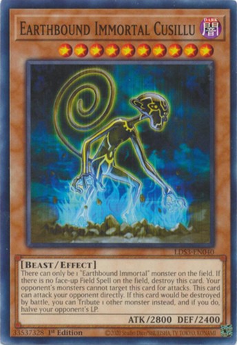 Yugioh! Earthbound Immortal Cusillu - LDS3-EN040 - Common - 1st Edition ...