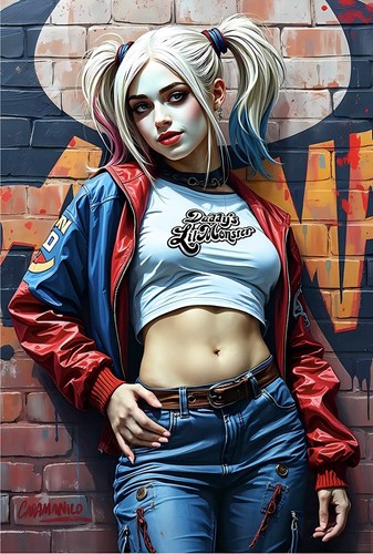 Harley Quinn Cov J - Ltd100 Deviant Nation Art Book | eBay