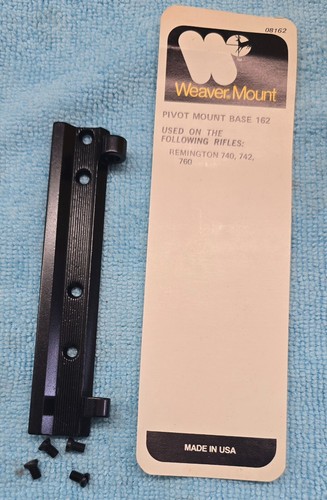 Weaver 162 Pivot Mount Scope Base - Remington 740, 742, 760 | eBay