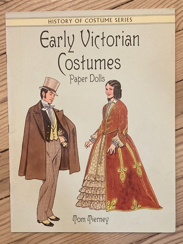 Tom Tierney Paper Dolls Early Victorian Costumes UNCUT Signed! | eBay