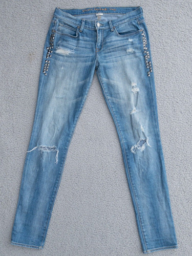 RUEHL 925 Jeans Womens 26 Distressed Studded Denim New York | eBay