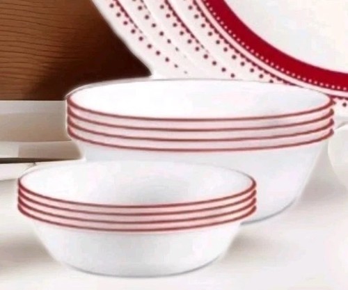 Corelle Sadie Dinnerware Set of 8 Bowls - 4 Sauce/Berry, 4 Cereal/Soup ...