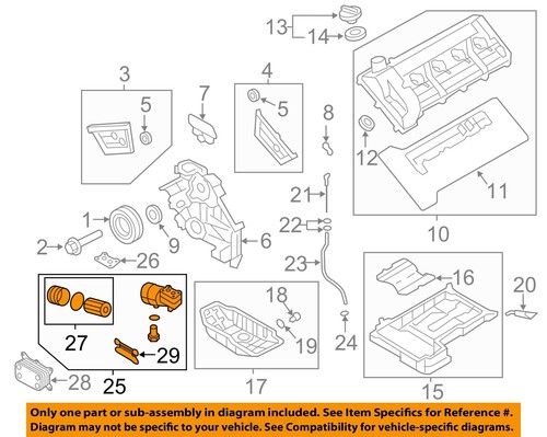 Genuine OEM Engine Oil Filter Housing for Hyundai 263103F300 for sale ...