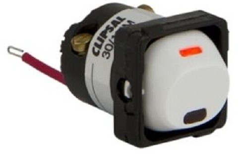 Clipsal 30-SERIES SWITCH MECHANISIM 10A 250V 1-Way 1-Pole, Neon ...