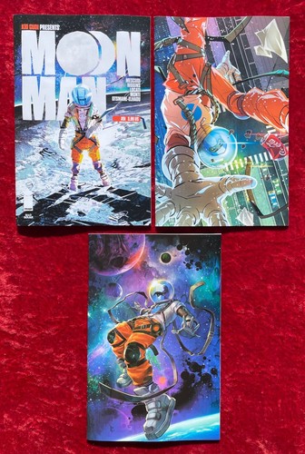 Kid Cudi presents Moon Man #1 A B C set, Image, 2024; Locati, D'Urso ...