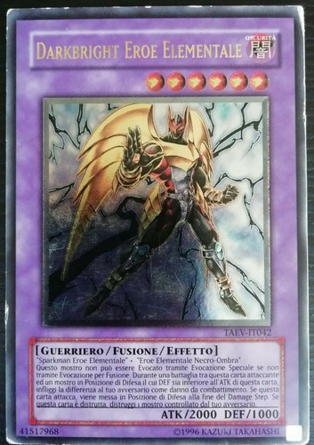 Yu-Gi-Oh! Darkbright Eroe Elementale - TAEV-IT042 - Rara ULTIMATE - ITALIANO #1 | eBay