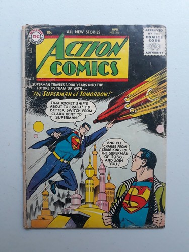 Action Comics 215 DC Comics 1956 Golden Age Superman | eBay