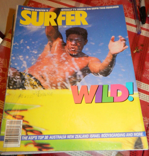 VINTAGE SURFING MAGAZINE SURFER SEPTEMBER 1987 LOOK WILD! THE ASPS ...